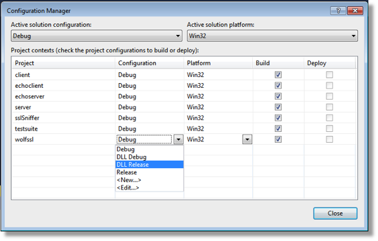 Using wolfSSL with Visual Studio | wolfSSL Embedded SSL/TLS Library