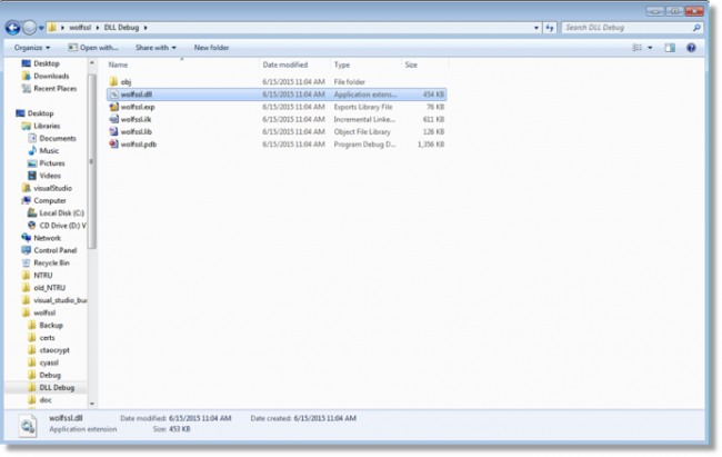 Using wolfSSL with Visual Studio | wolfSSL Embedded SSL/TLS Library